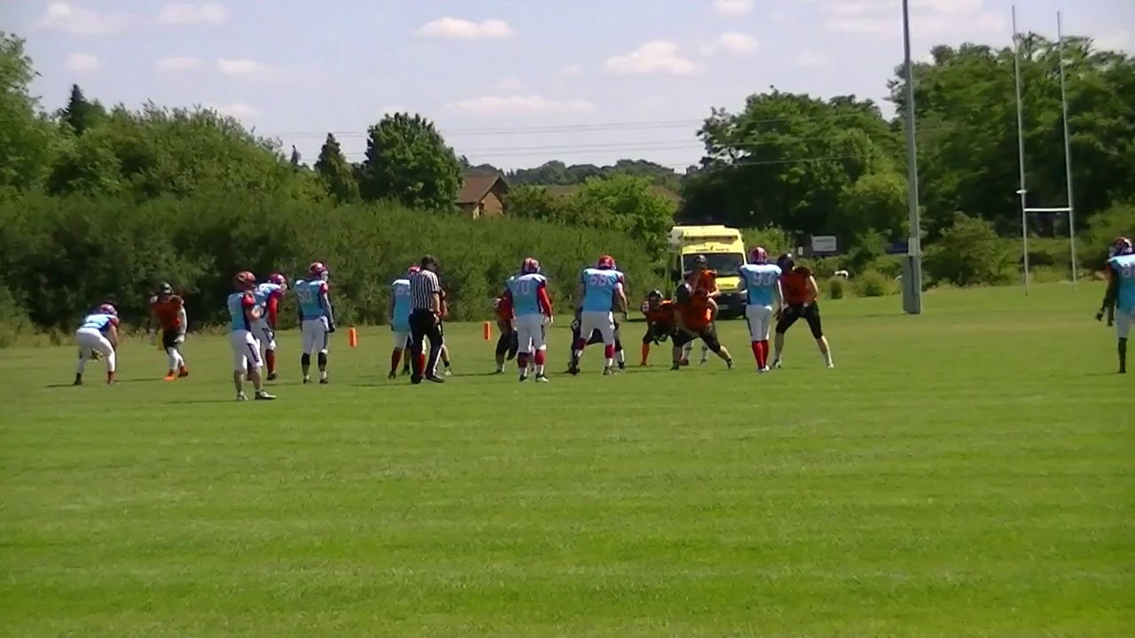 Farnham Knights vs Bristol Aztecs 2nd July 2017 W 46 6 - YouTube