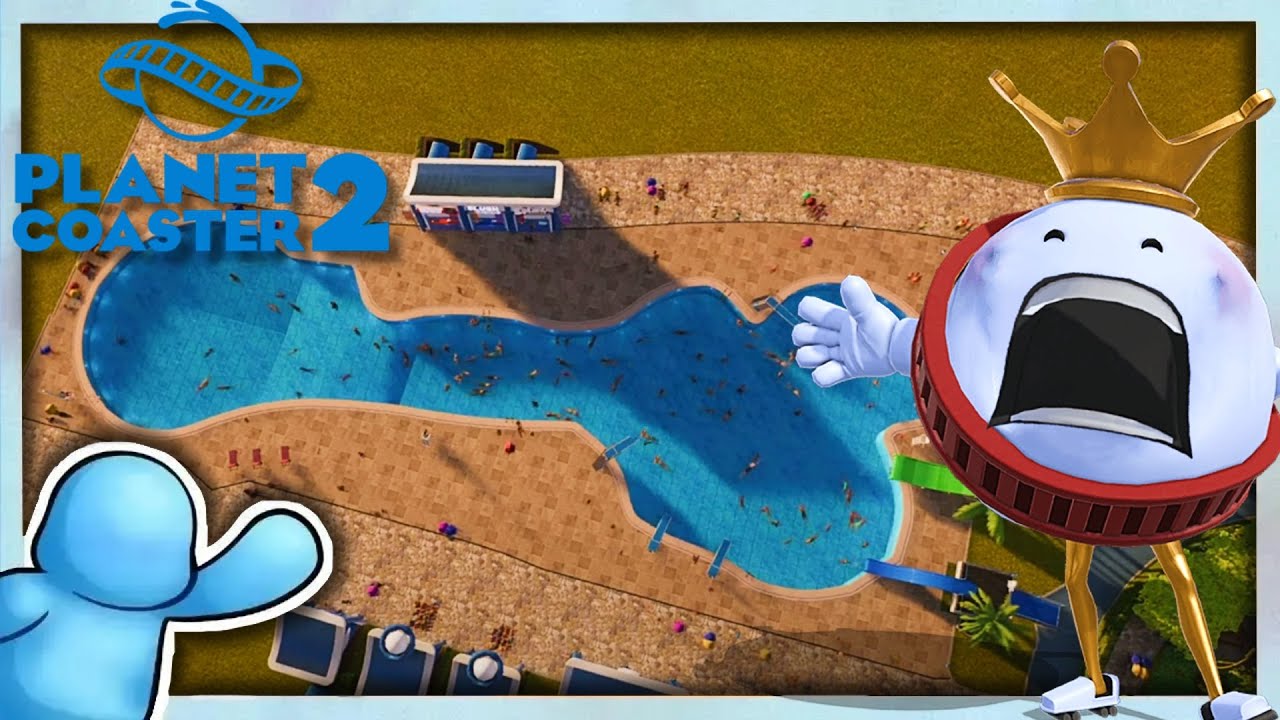 The Great Pool Crashout | Planet Coaster 2 - YouTube