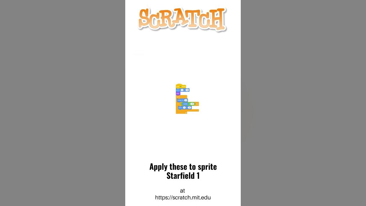 How to create a vertical scrolling background for your Scratch video game - YouTube