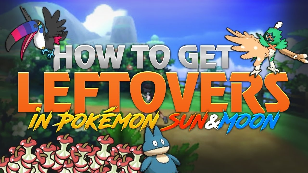 How to Get Leftovers in Pokemon Sun and Moon - YouTube