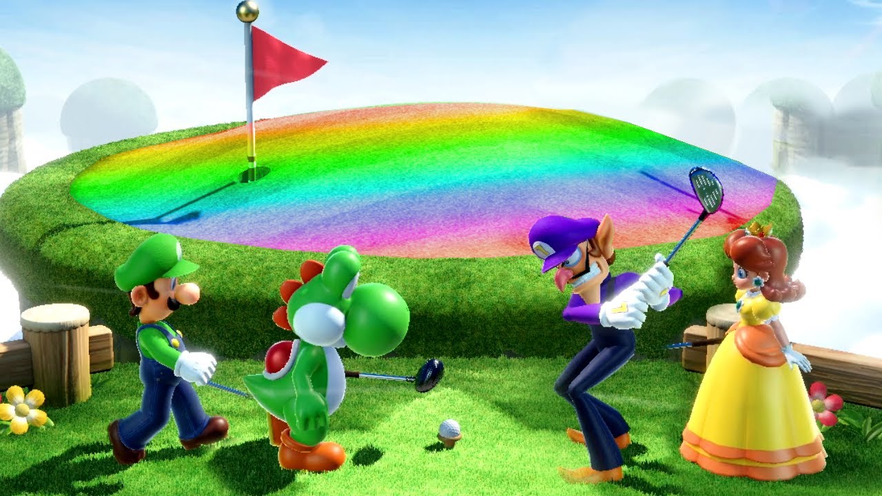 Mario Party Superstars Minigames - Yoshi vs Daisy vs Waluigi vs Luigi ...