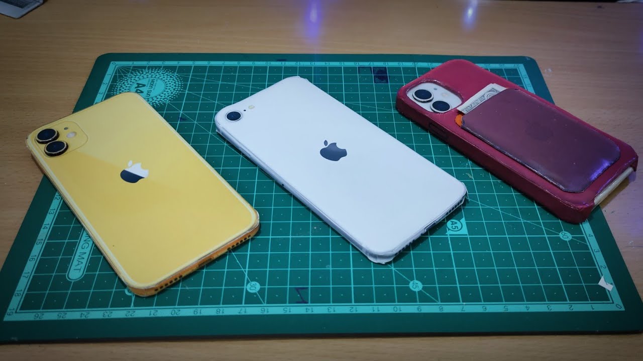 iPhone SE 2021 From Cardboard DIY | How to make iPhone SE 2021 from ...