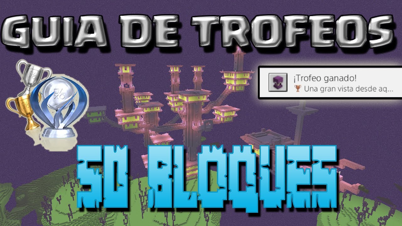TROFEO LEVITAR 50 BLOQUES (una gran vista desde aquí arriba) Minecraft ...