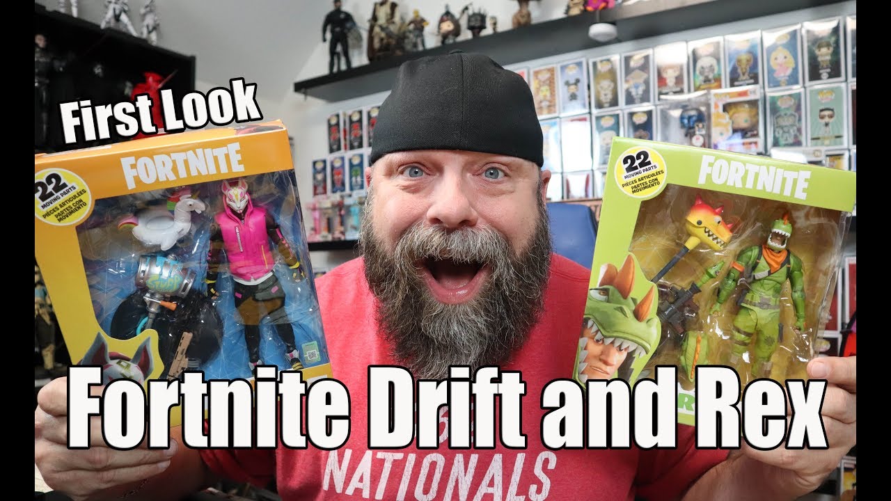 New McFarland Fortnite Rex and Drift Action Figures - First Look - YouTube