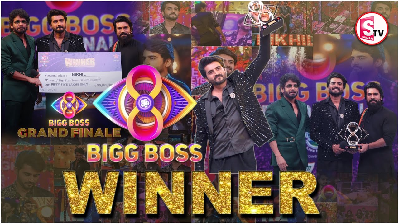 🔴LIVE : Bigg Boss Winner Nikhil Grand Welcome Celebrations | Nikhil ...