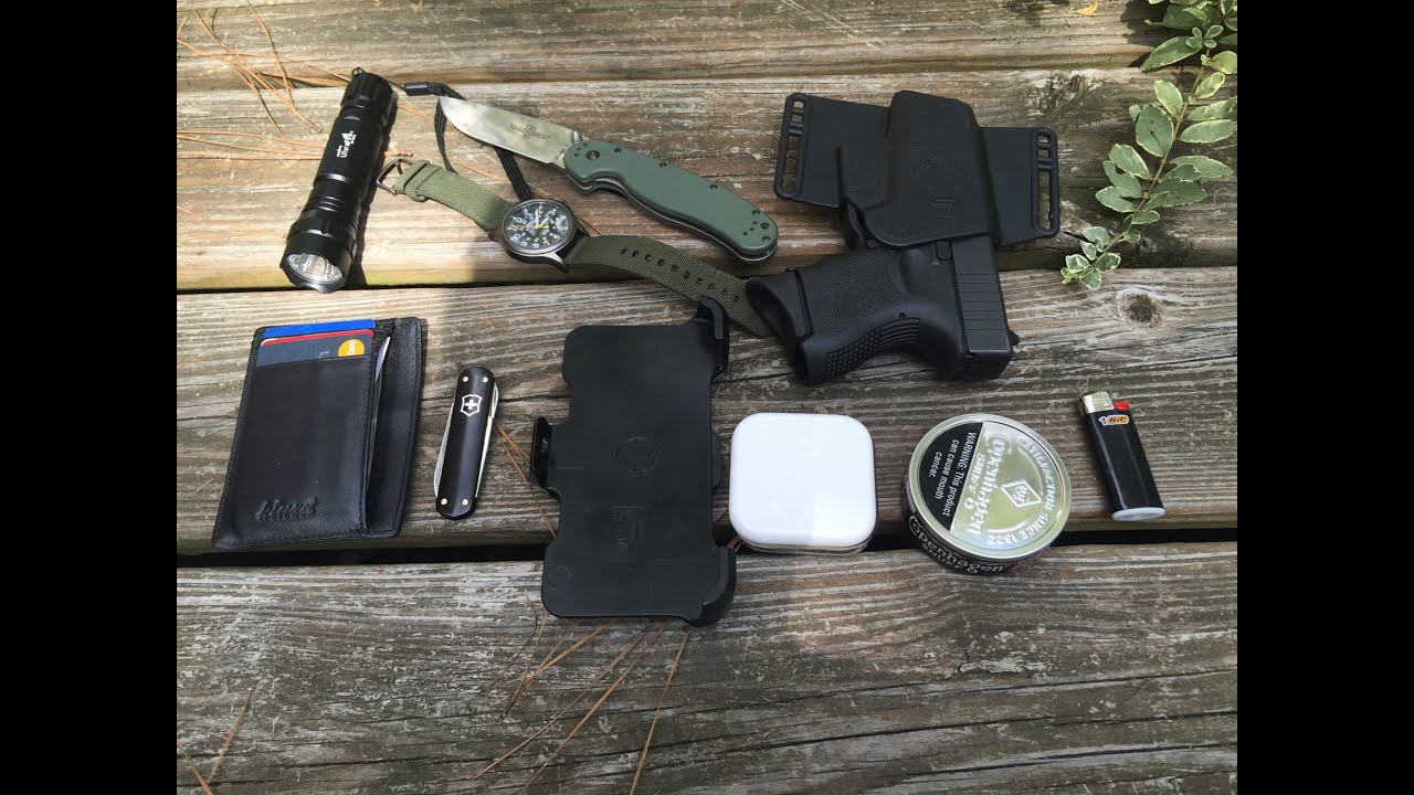 EDC - My Everyday Carry - Urban Carry - Pocket dump - YouTube