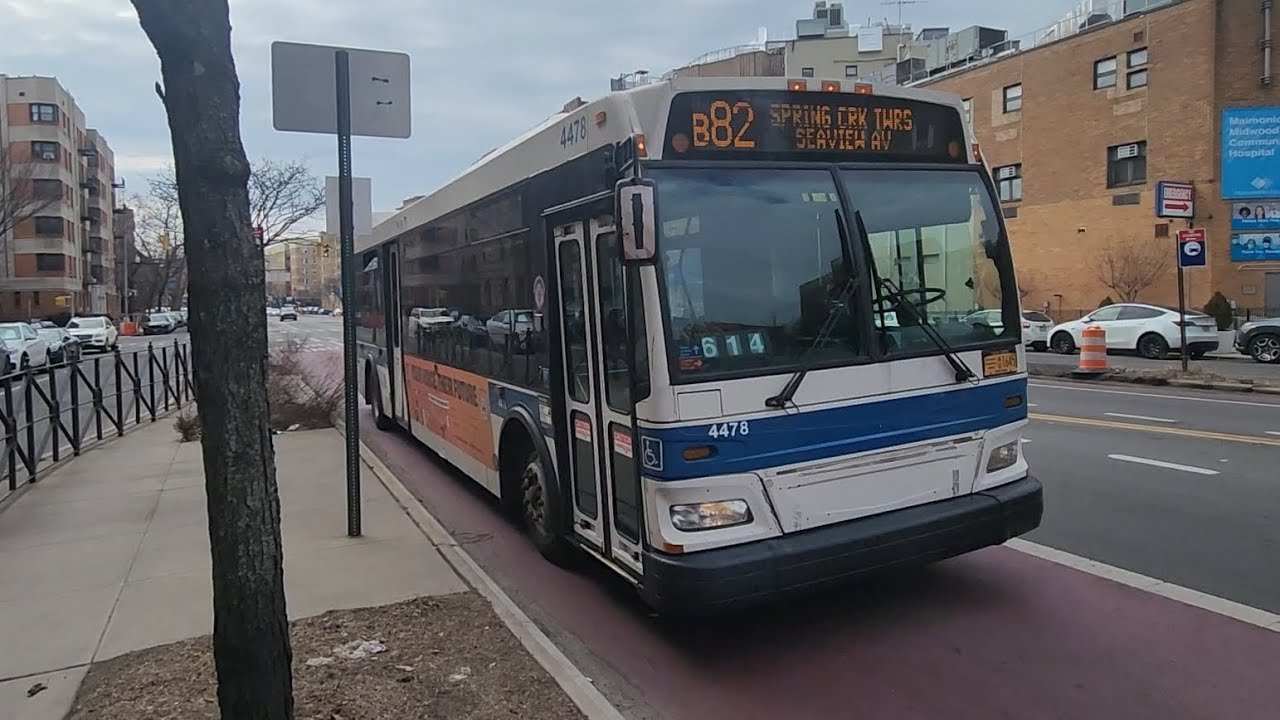 MTA NYCT Bus 2009 Orion VII Next Generation Hybrid #4478 on the B82 ...