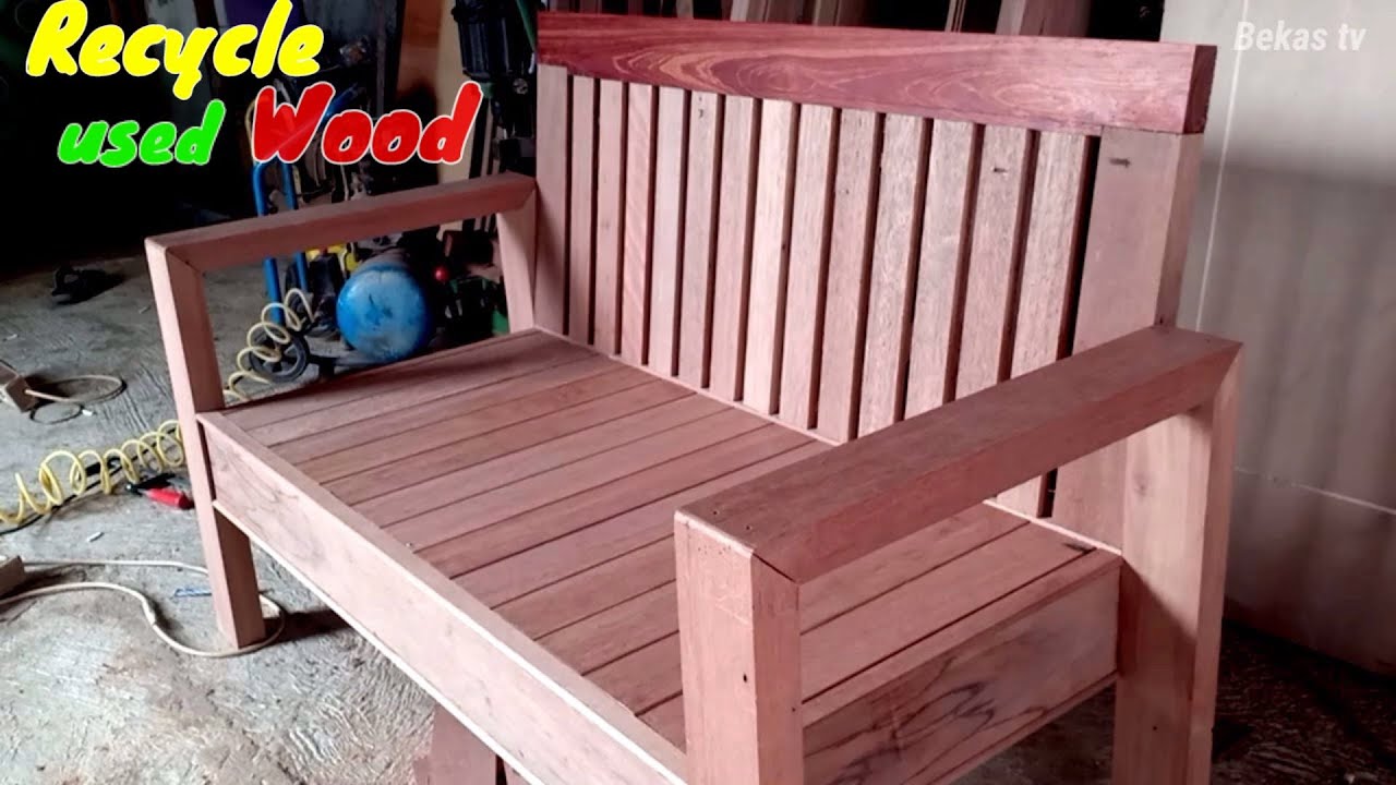 Amazing woodworking ideas! How to make a minimalist wooden chair from ...