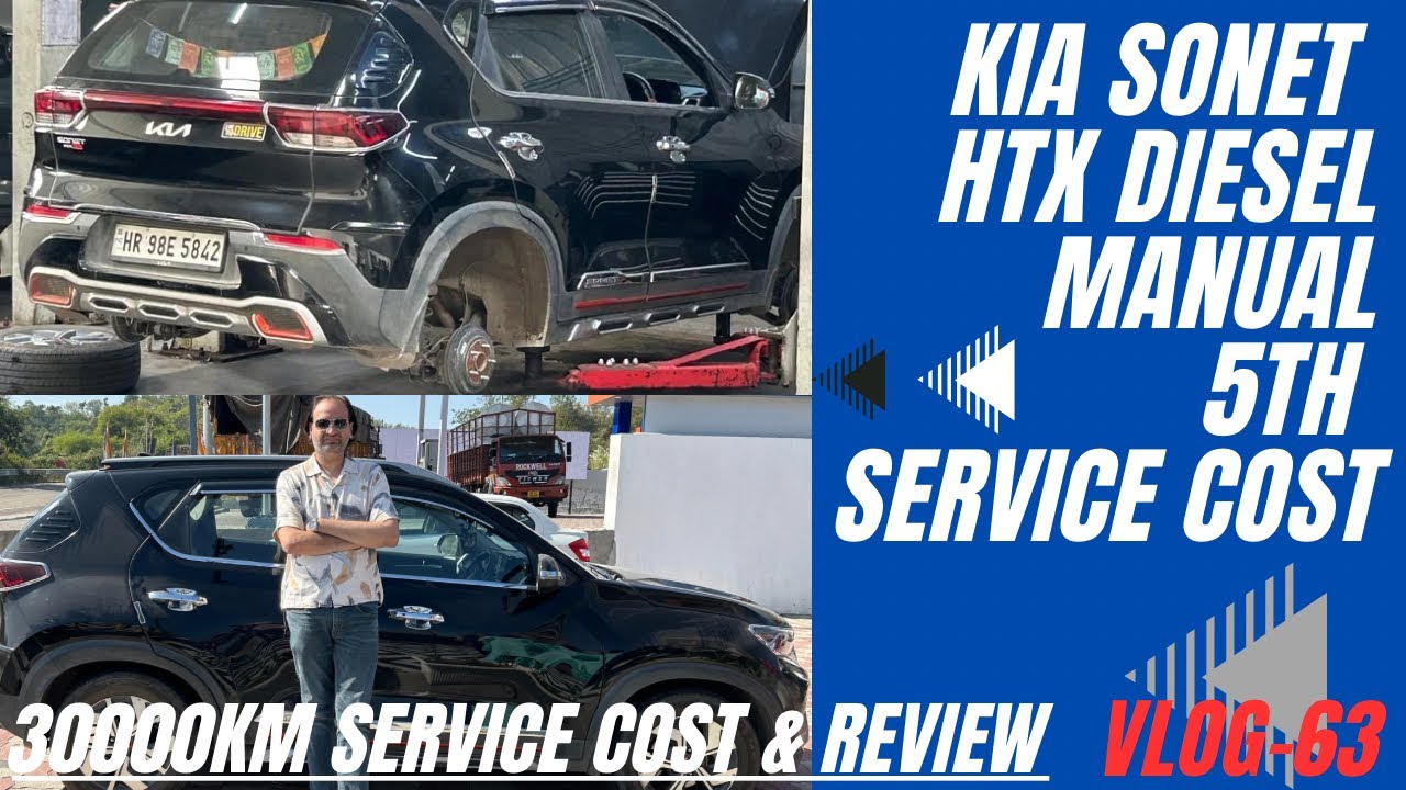 Kia Sonet Diesel Manual 5th Service Cost at 30000kms Service kia-sonet-diesel-manual-5th-service-cost-at-30000kms-service