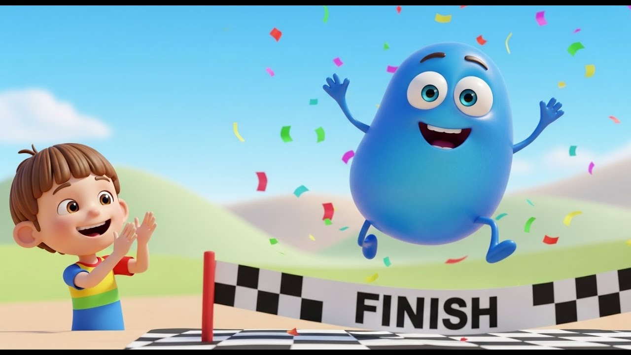 Jelly Bean Jumping Race | Fun Nursery Rhyme Song for Kids - YouTube