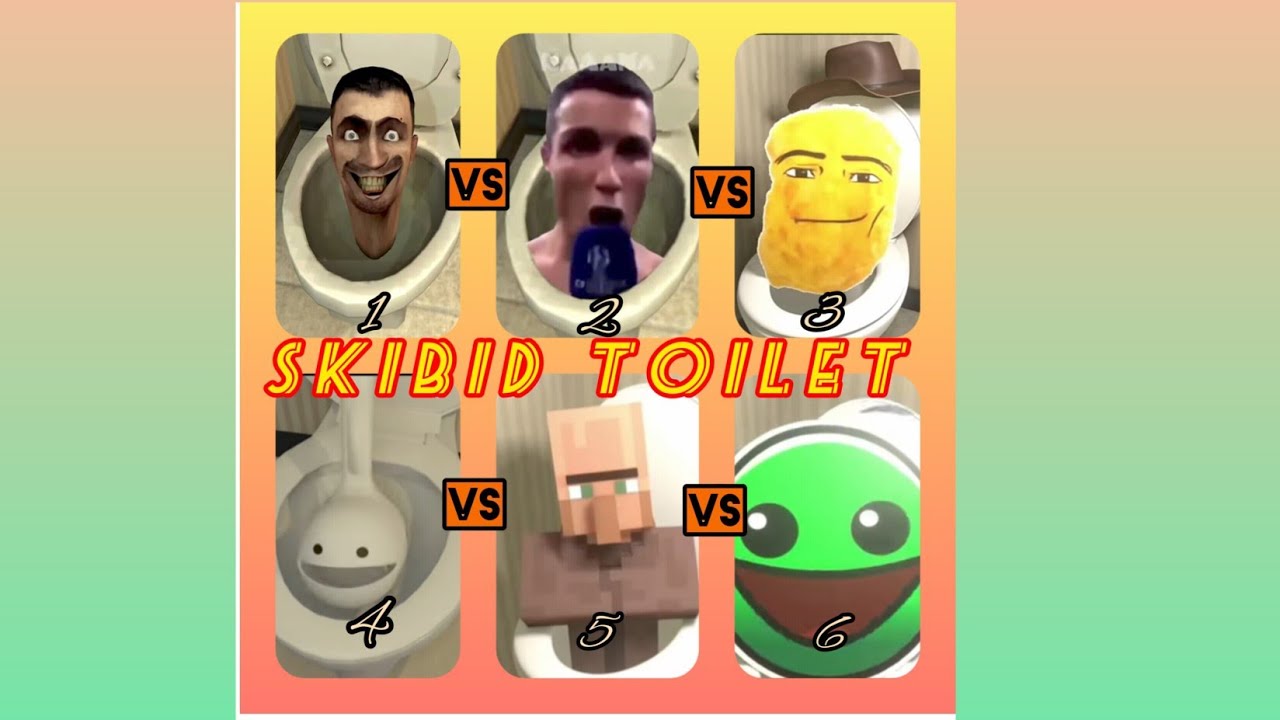 [skibid toilet mega battle] Skibidi toilet episode 1, different ...