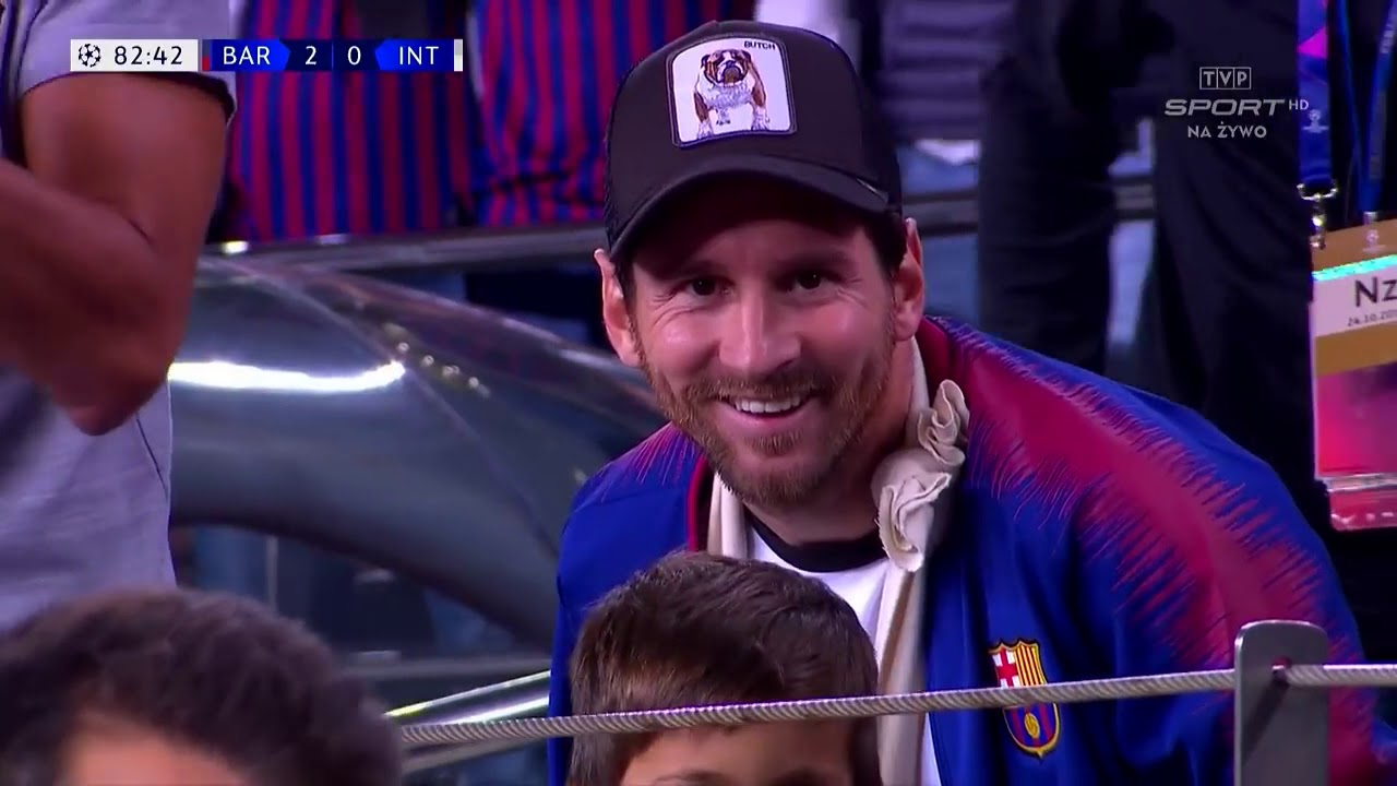 WHY LIONEL MESSI LAUGHS Barça vs Inter 2018 - YouTube