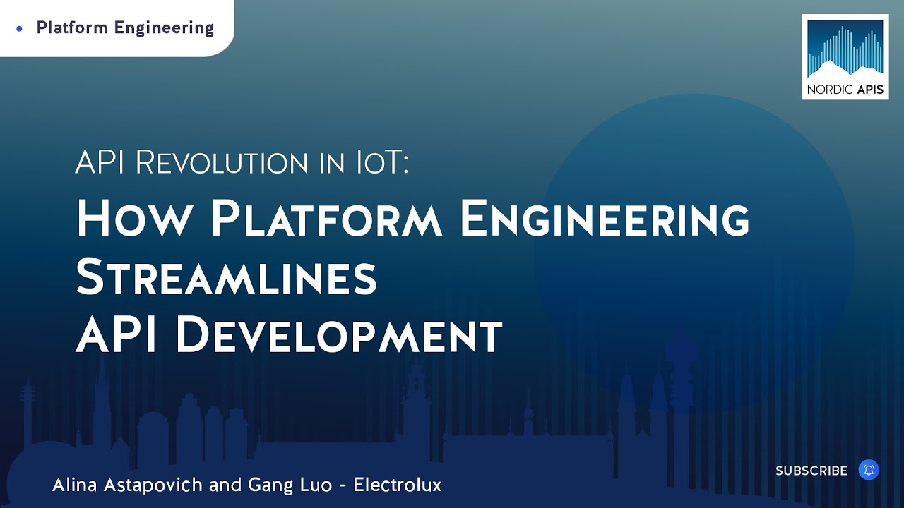 API Revolution in IoT: How Platform Engineering Streamlines API Development - YouTube
