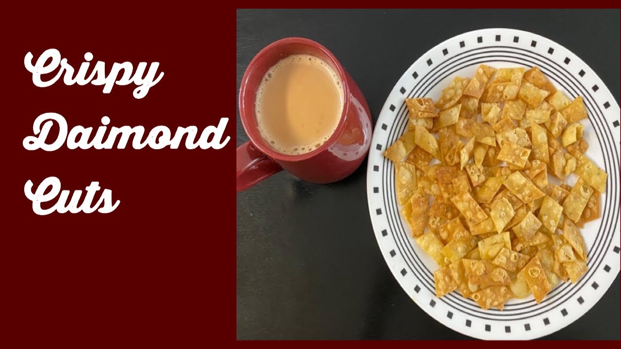 Crispy Diamond Cut- Tea Time Snack (ഡയമണ്ട് കട്ട്) Cook With Mallika ...