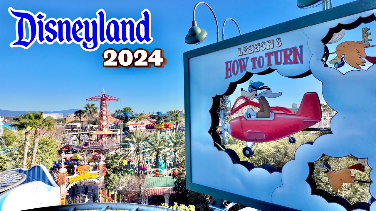 Disney California Adventure | Goofy's Fly School 4K 60fps - YouTube