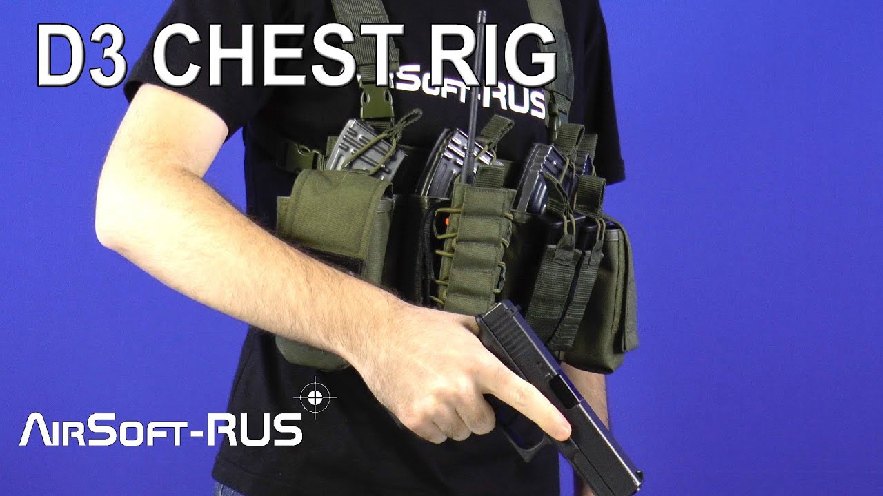 [ОБЗОР] Реплика страйкбольного нагрудника D3 Chest Rig от ASR (Airsoft ...