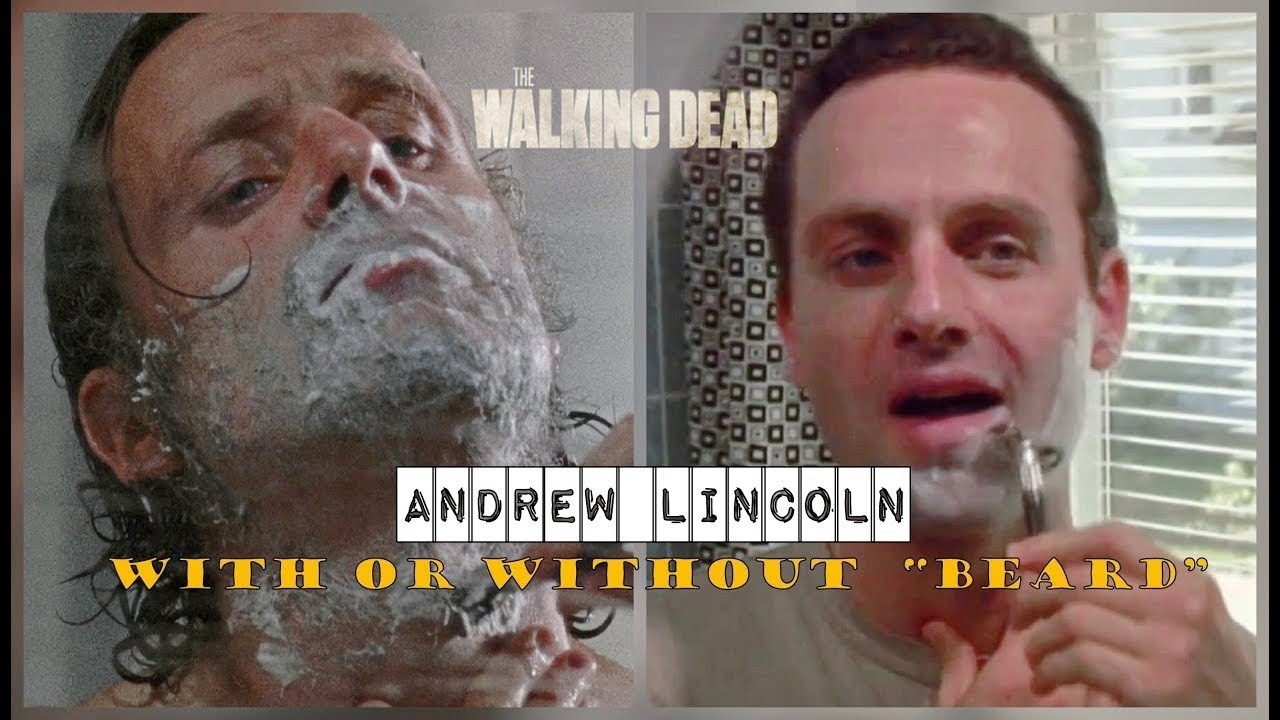 Andrew Lincoln "with or without you" BEARD struggle || The Walking Dead ...