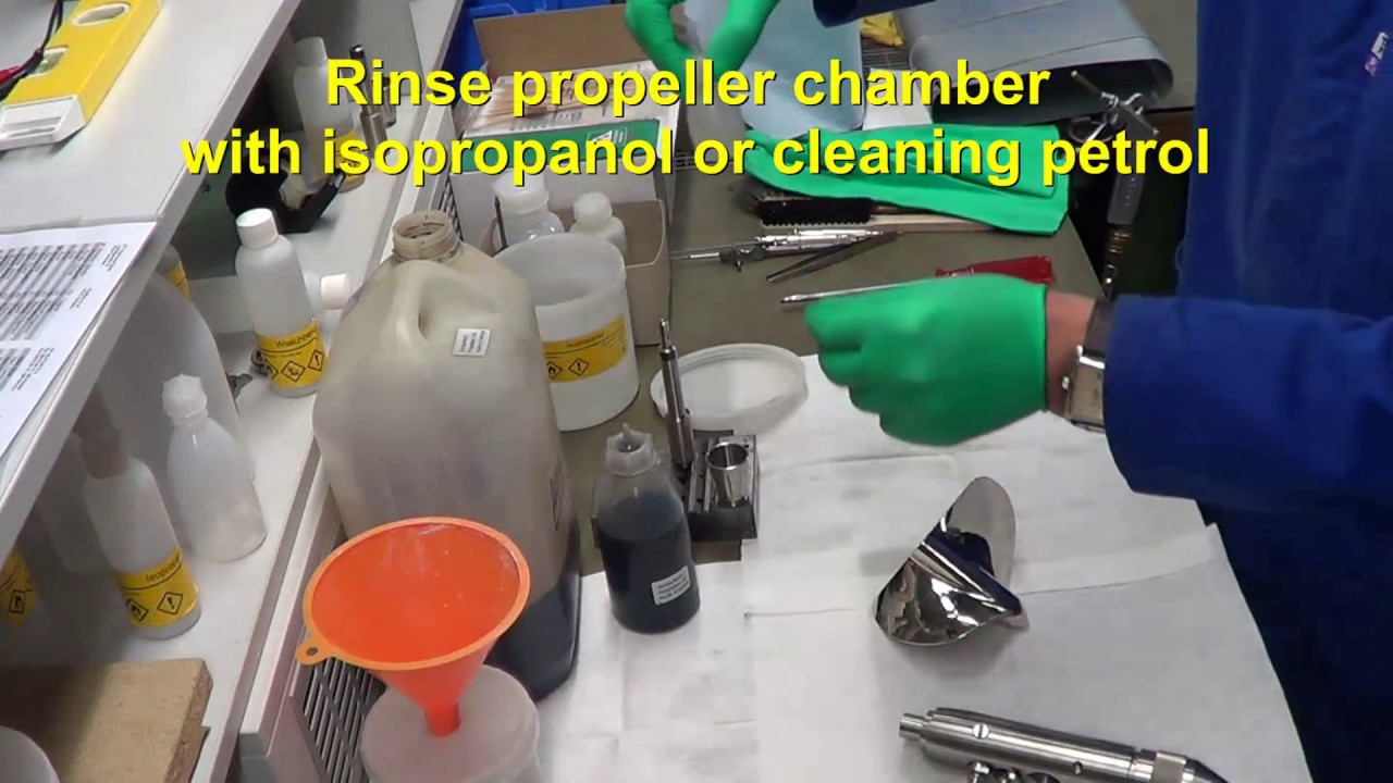 Maintenance of the Current Meter OTT C31: Oil Change - YouTube