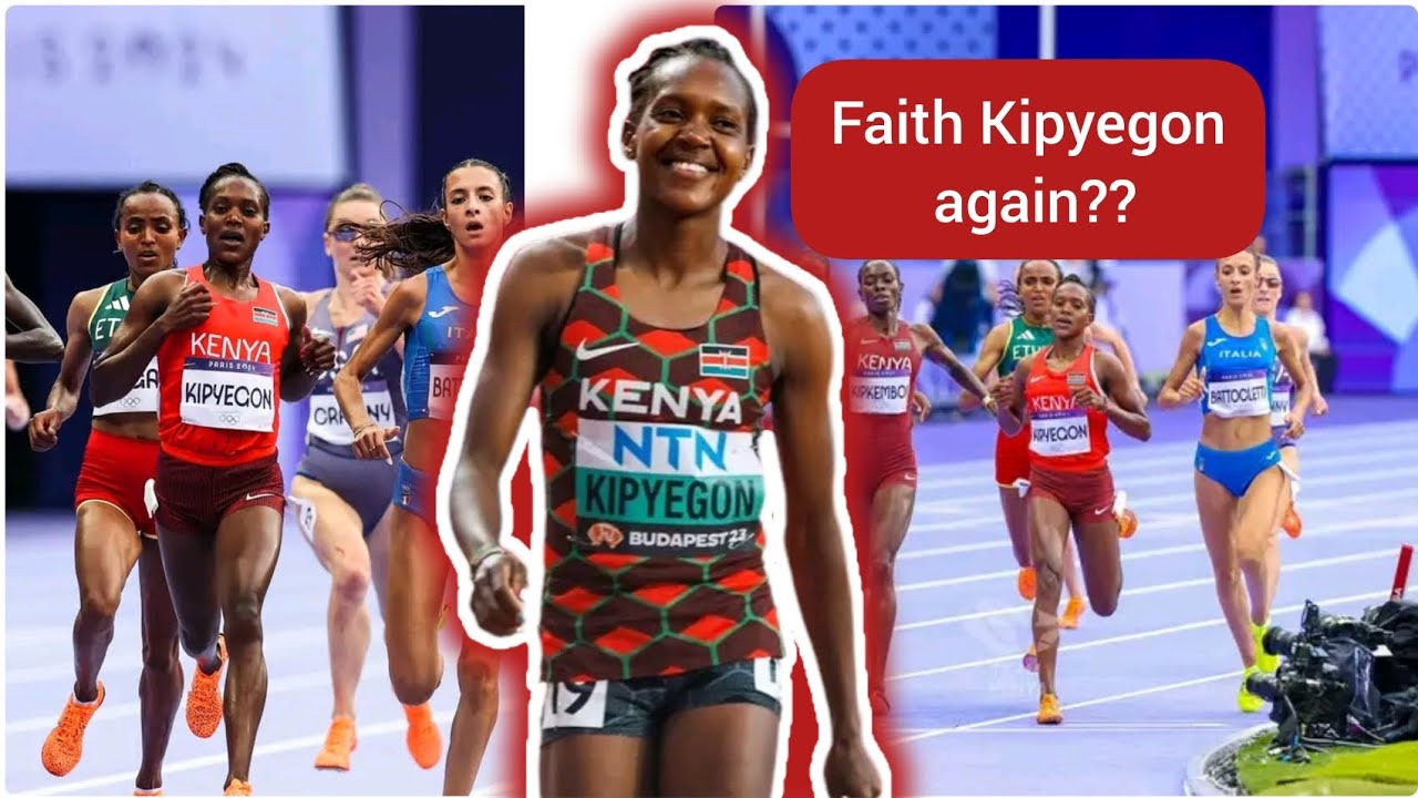 Faith Kipyegon doing it again in Paris - YouTube