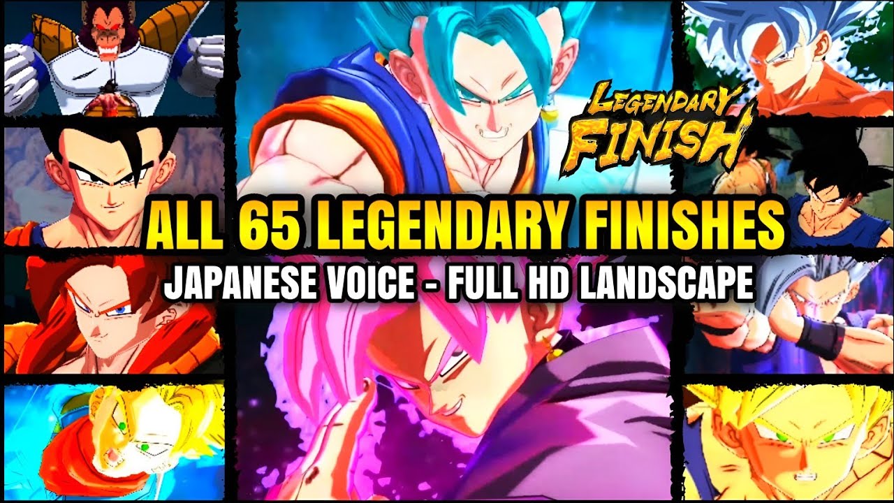 DRAGON BALL LEGENDS: ALL LEGENDS LIMITED - LEGENDARY FINISHES | HD ...