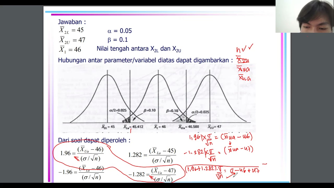 Perhitungan Sampling Variabel dengan 2 Batas Spesifikasi - YouTube