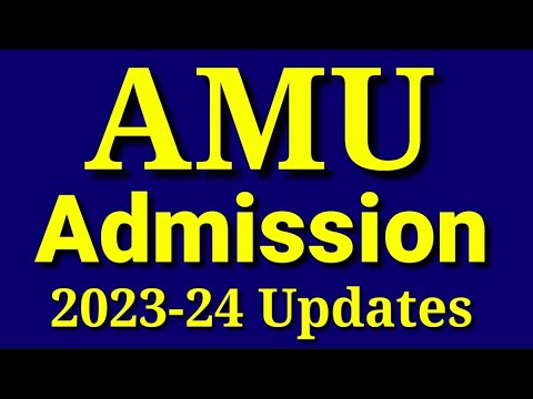 AMU Entrance Exam 2023-24 Updates 🔥| Aligarh Muslim University ...