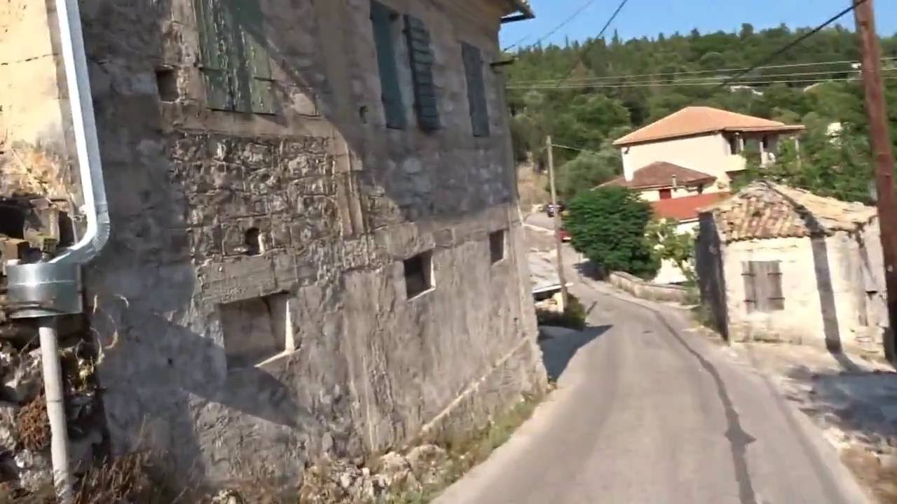 gyri mountain top village zante zakynthos driving in zante - YouTube