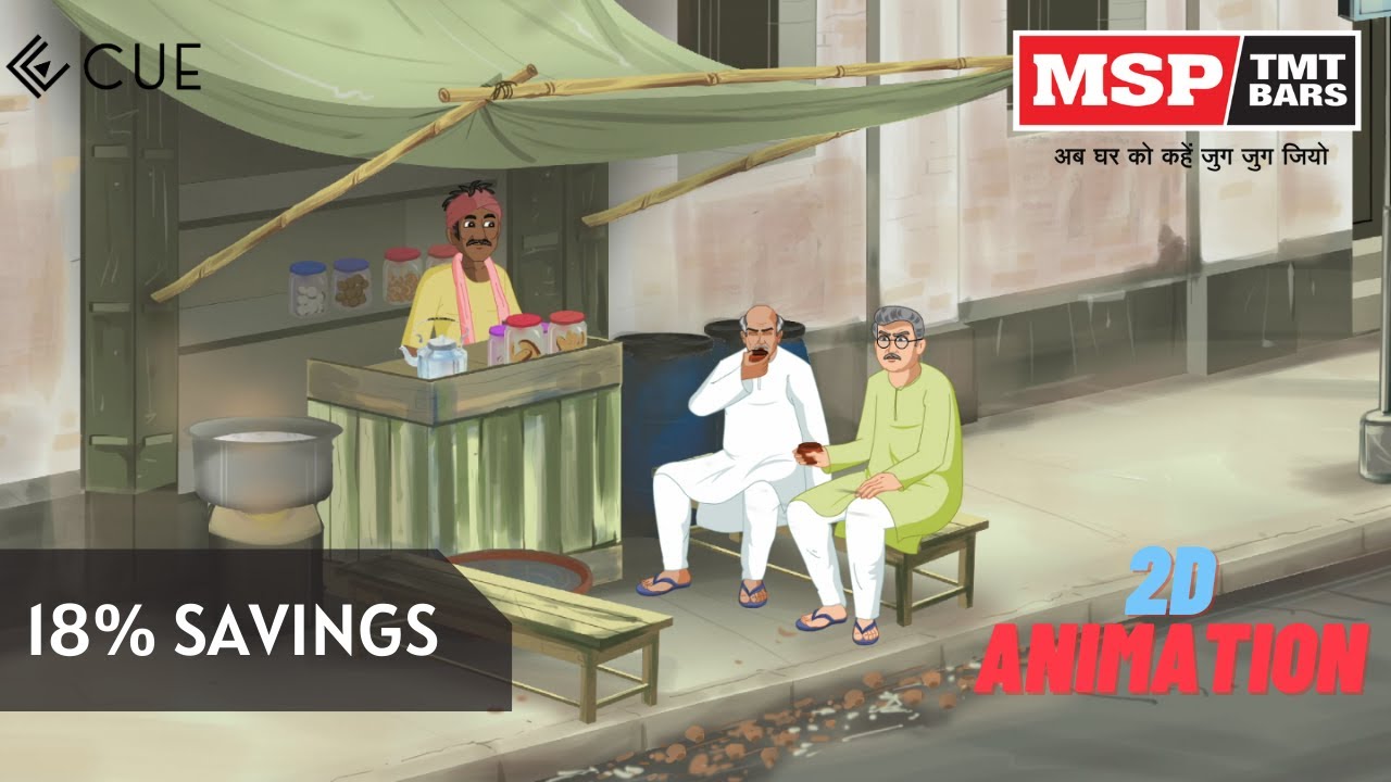 MSP TMT Advertisement I 2D Animation Film Production I CUE Kolkata ...