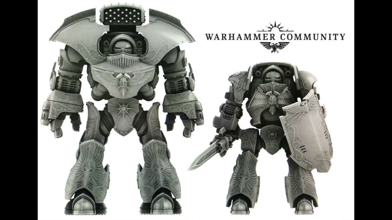 Legio Custodes Telemon Heavy Dreadnought - Unboxing (HH) - YouTube