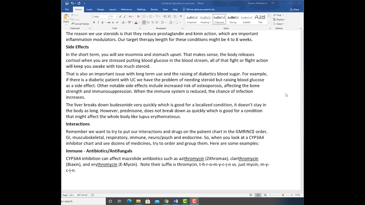 Ep 6 Steroid Drug Suffixes Sone and son (Corticosteroid suffix) - YouTube