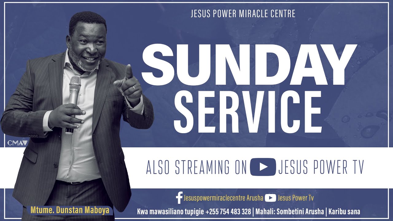 🔴APOSTLE DR.MABOYA || MUNGU MWENYE UWEZA || CAG JESUS POWER ARUSHA ...