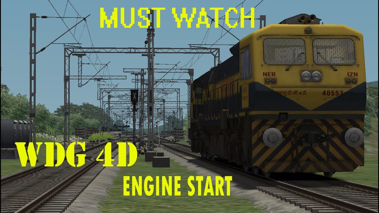 WDG4D Engine Start || RAILWORKS - YouTube