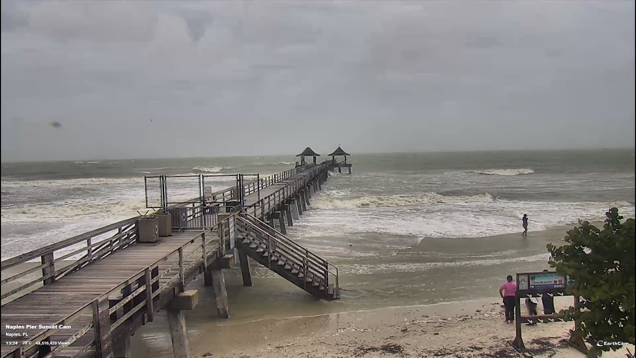 Witness the Gulf's Majesty Live: Naples Pier Cam Captures Nature's Beauty