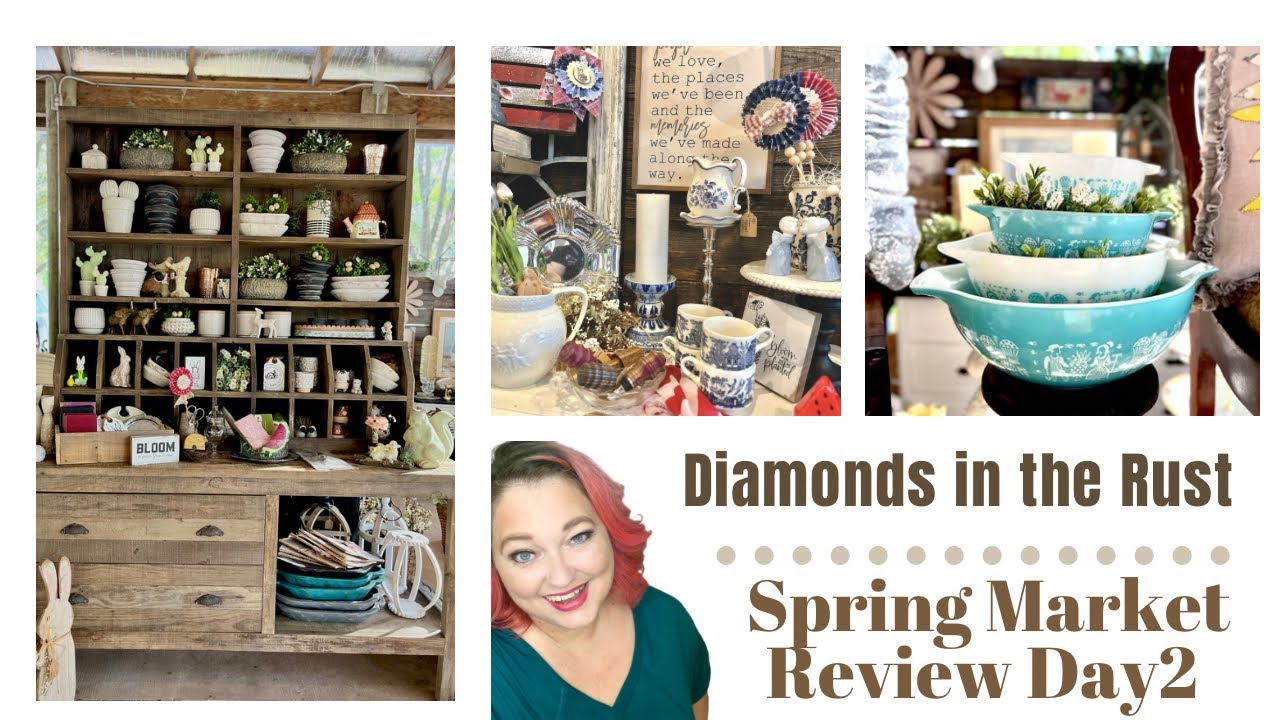 Diamonds in the Rust Vintage Market Day 2 | Did rain kill our sales ...