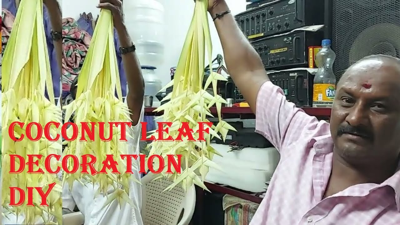 Coconut Leaf Decoration | DIY Simple Crafts | - YouTube
