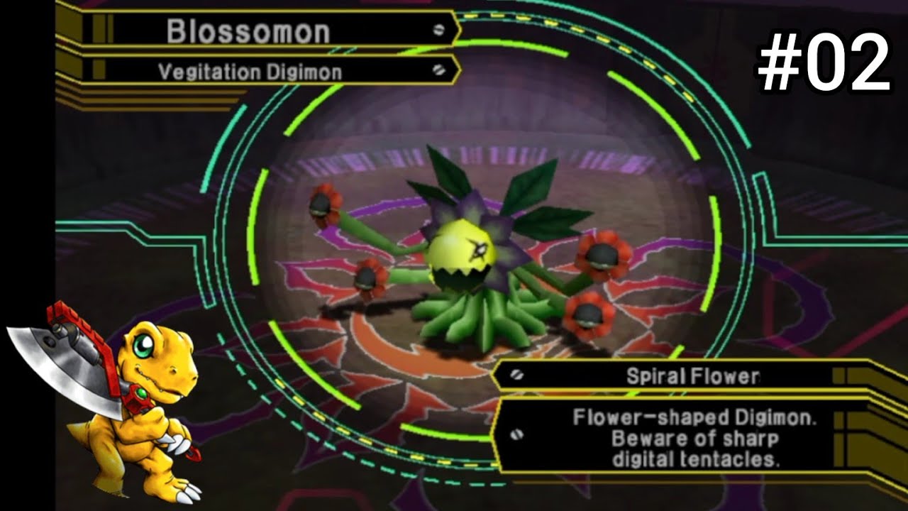 Digimon World 4 - [#02] Derrotando Blossomon facilmente! - YouTube