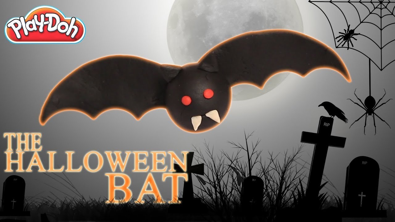DIY : Learn How to Make A Play Doh Halloween Bat + More Kids Videos ...