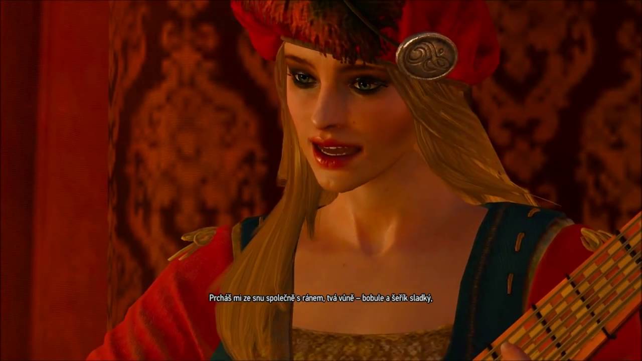 Priscilla Song - The Witcher 3 - Polish with CZ subtitles - YouTube