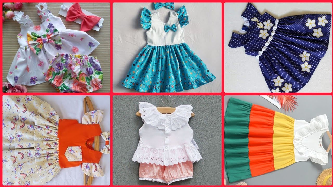 Baby Frock Designs 2022-23 || Latest Homemade Baby Frocks بچیوں کی ...