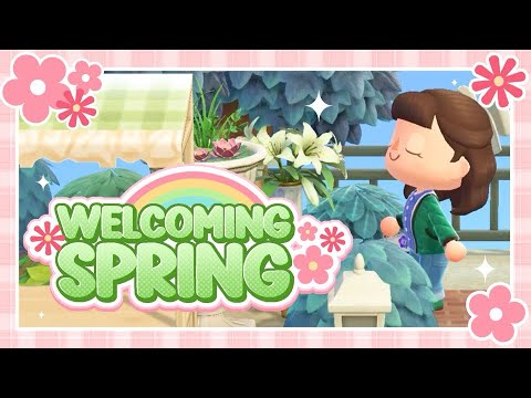 Welcoming the spring season in ACNH | Animal Crossing New Horizons🌷🌱 ...