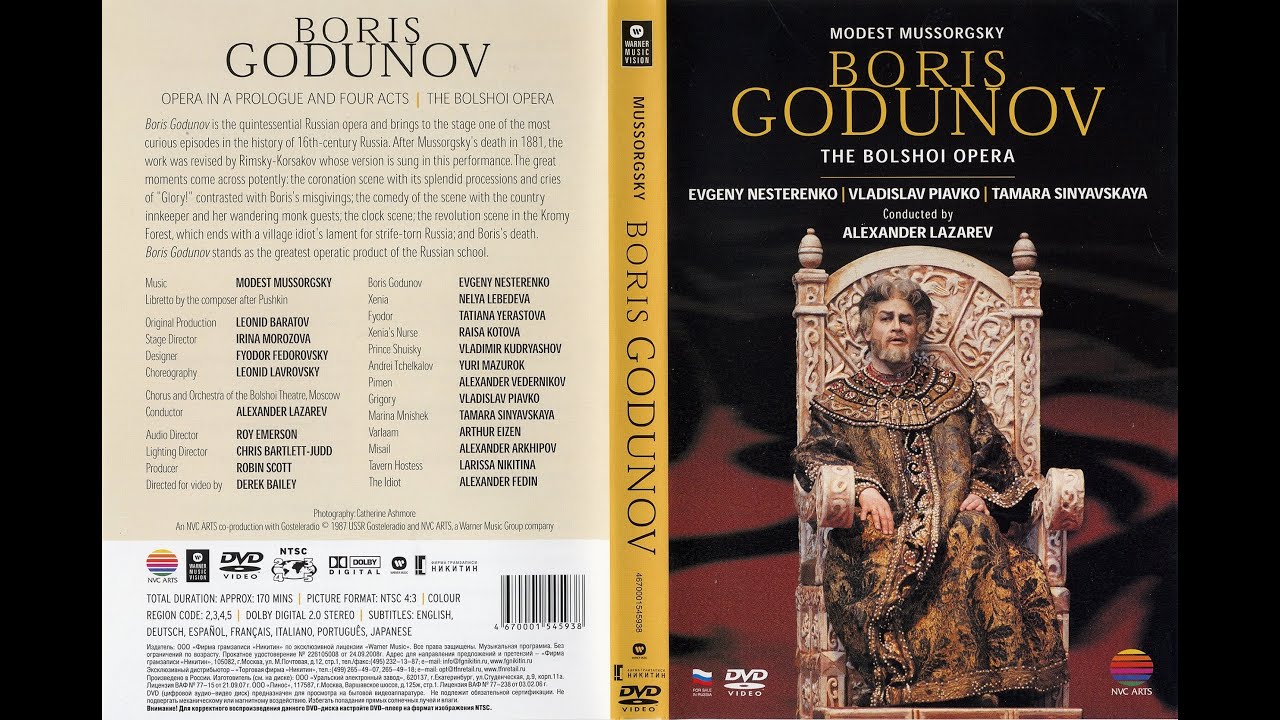 Mussorgsky - Boris Godunov (1872) - Lazarev; Nesterenko (1987 ...