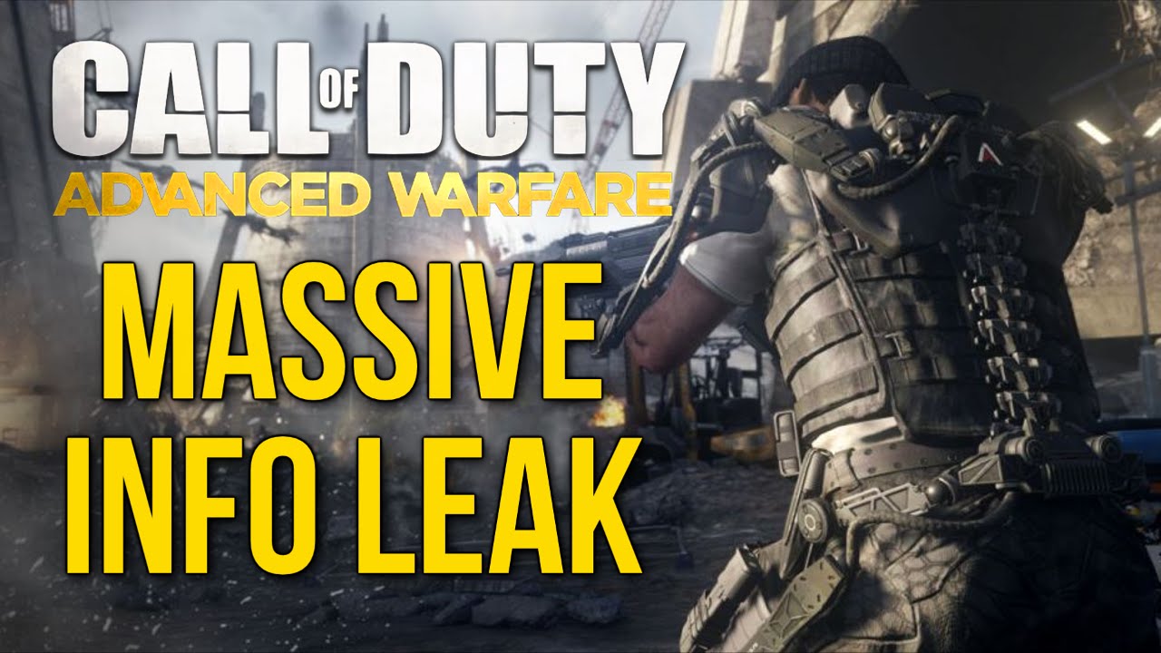 Call of Duty Advanced Warfare: MASSIVE LEAK! (All Weapons, Game Modes ...