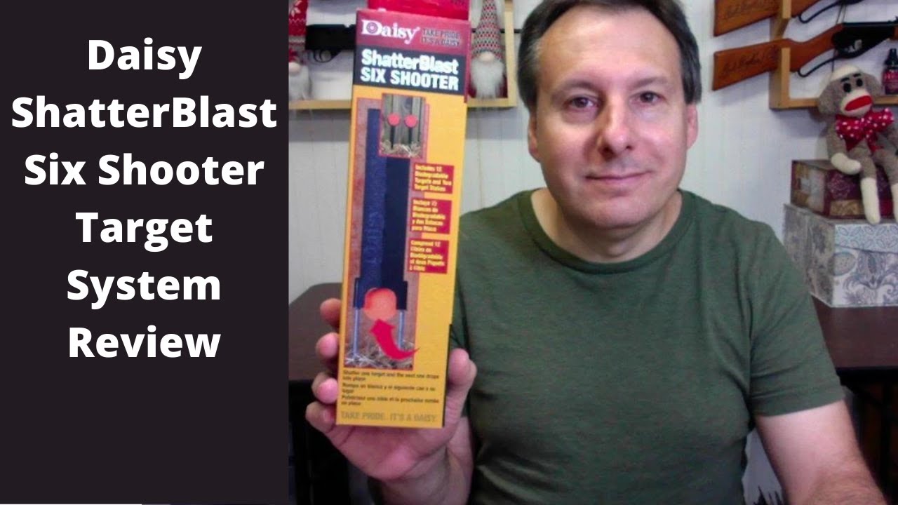 Daisy ShatterBlast Six Shooter Target System Review - YouTube