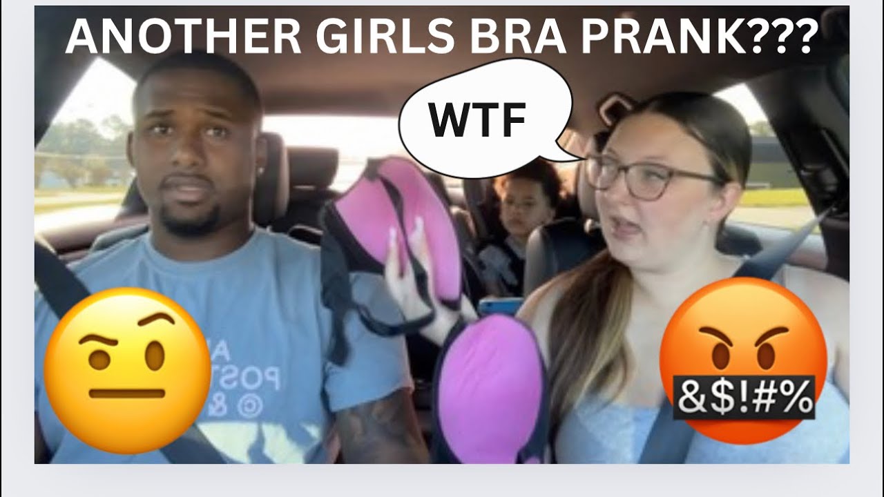 PLANTING A BRA IN HIS CAR TO GET HIS REACTION PRANK ON BOYFRIEND🤨🤣🤬 (he ...