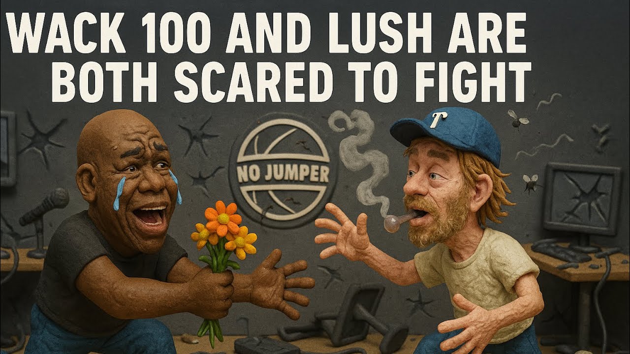 WACK 100 & LUSH EXPOSED AS SCARED, SOFT & HIDING FROM ALL FADES IN NO ...