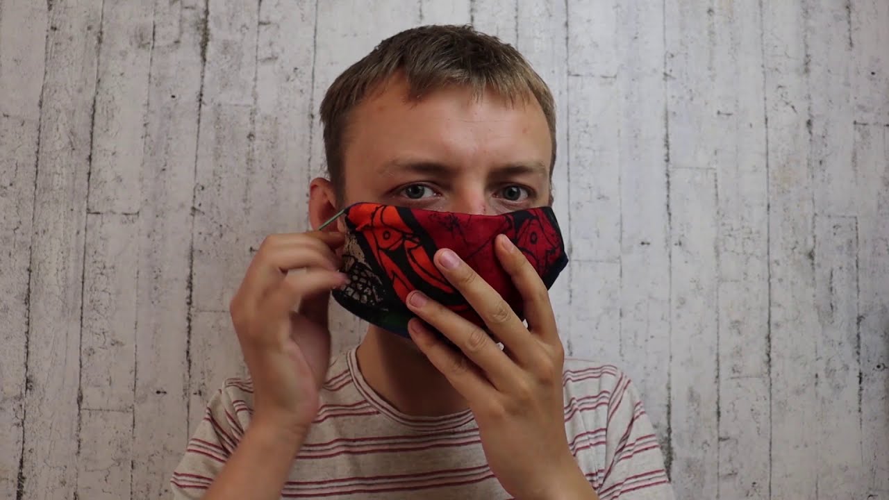 Make a mask from a buff | diy scarf face mask | scarf face mask | Face ...