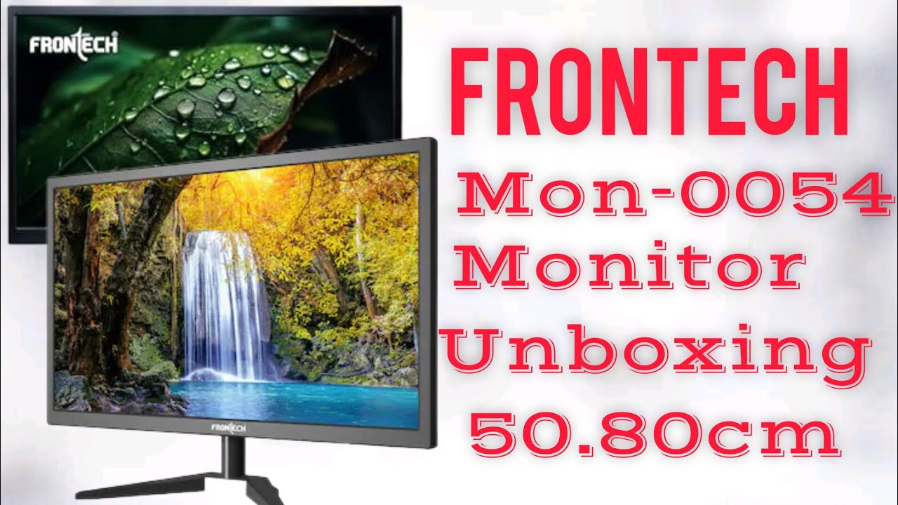 Frontech 22" inch Monitor Unboxing - YouTube