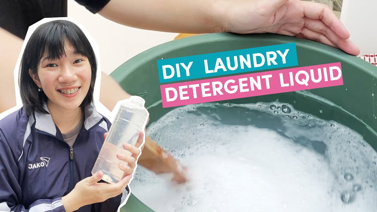 DIY Laundry Detergent Soap Liquid Tutorial | By Leni Tjahjadi - YouTube