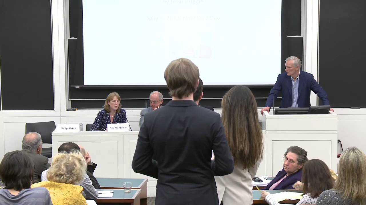 Launch of John Ruggie's "Just Business: Multinational Corporations and ...