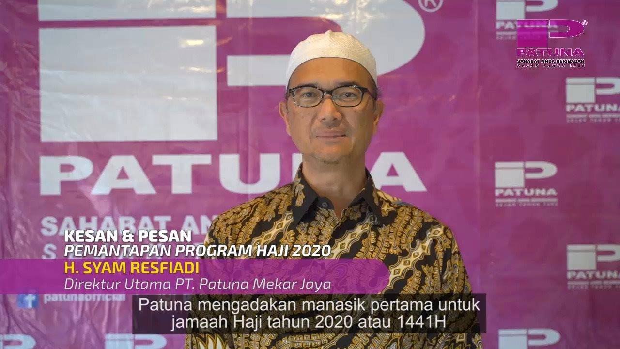 PATUNA TRAVEL - Direktur Utama Patuna Travel, H. Syam Resfiadi ...